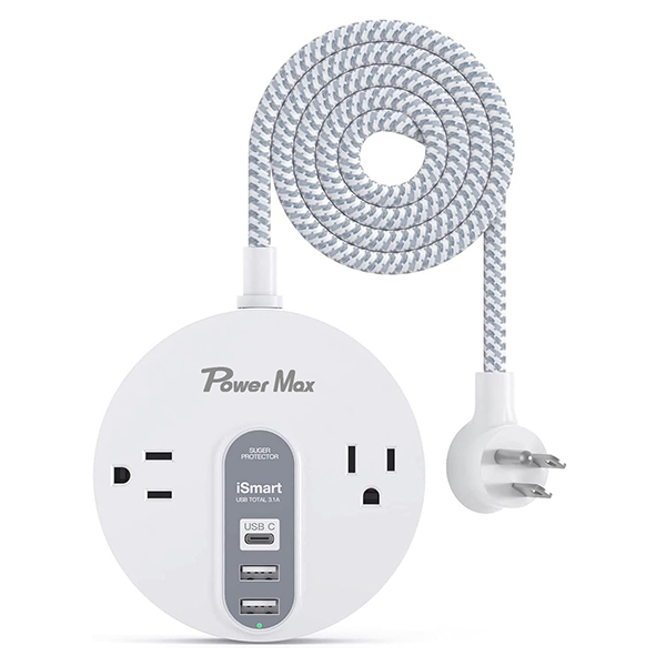 2-Outlet power strip with 3USB Port - Tonghua