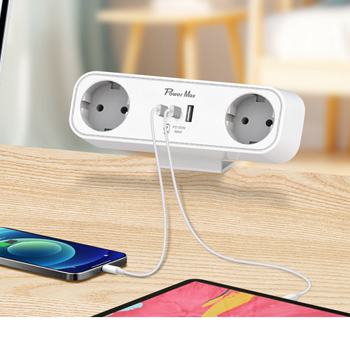 2 Way Desktop Clamp Mounted Power Module-EU - Tonghua